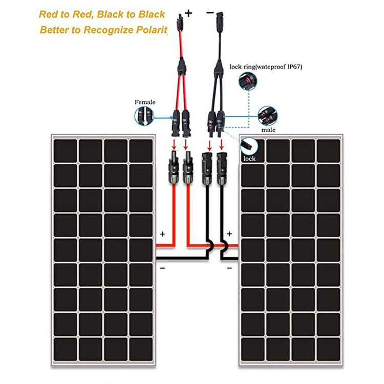 PV Cable Twin Core 4mm 6mm 10mm Photovoltaic H1Z2Z2-K DC 1500V 6mm Pri ...
